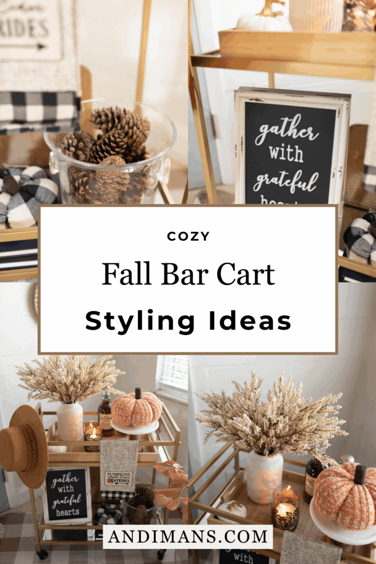 Fall Bar Cart Styling Ideas For Autumn