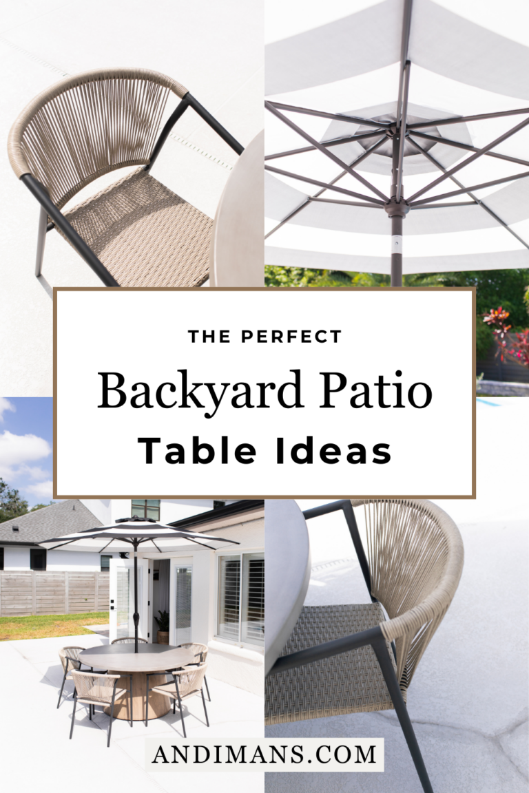 Florida backyard patio ideas, Our new patio table