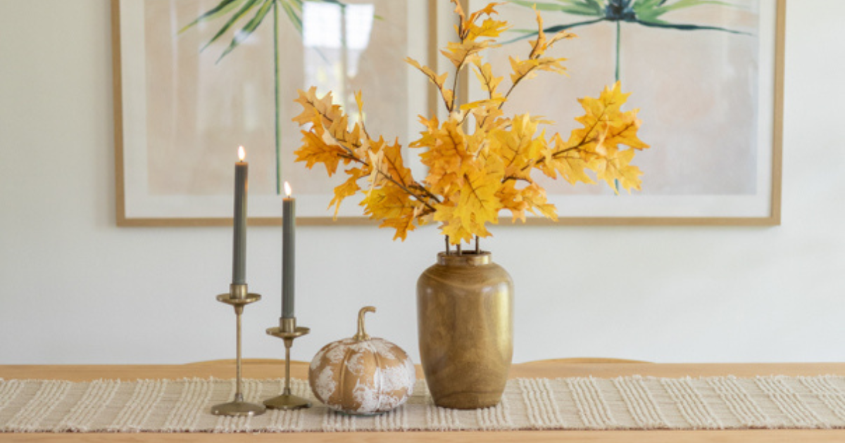 Simple Fall Dining Table Decor Idea That Feels Cozy and Effortless